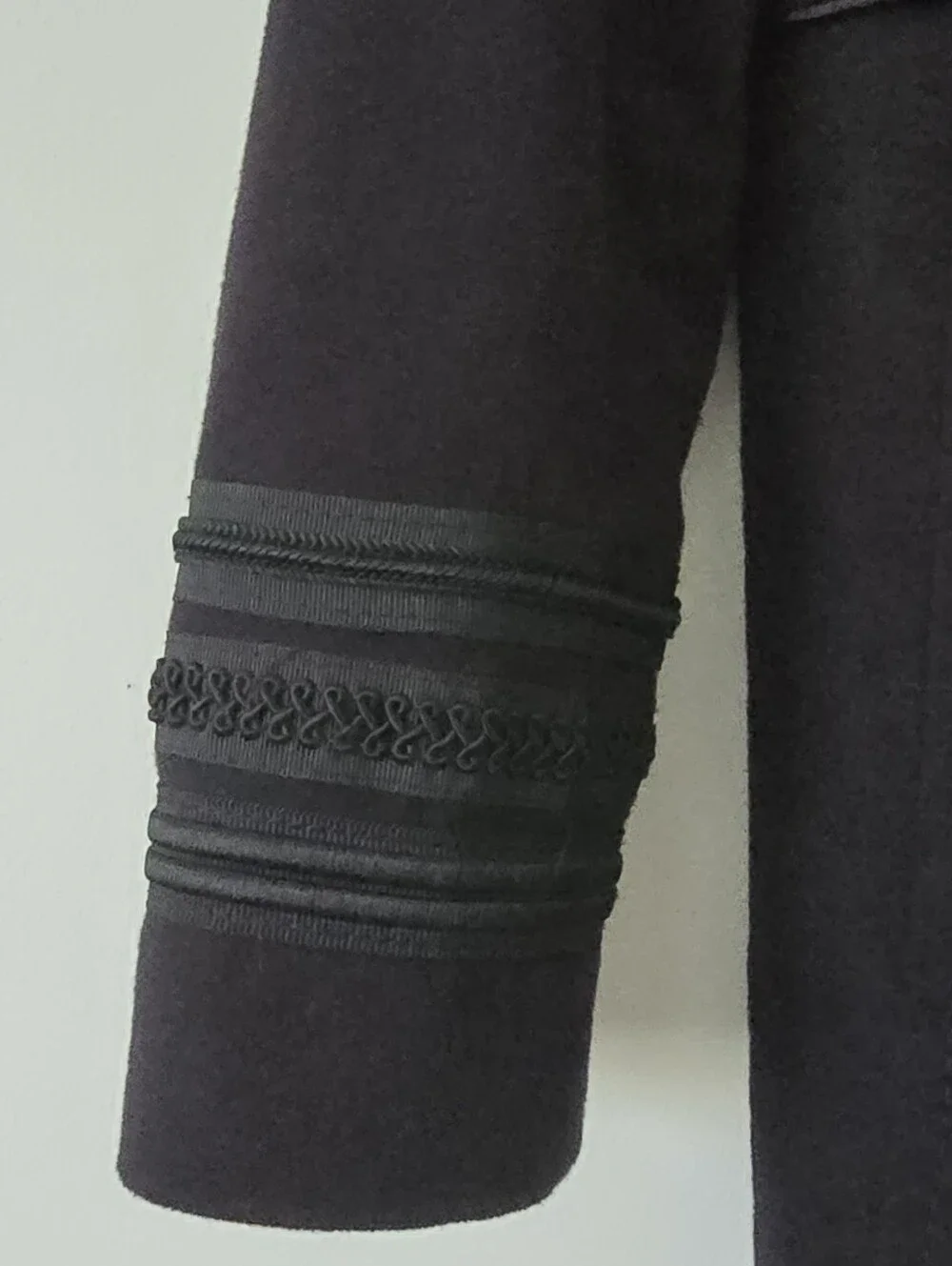Zara | Jackets & Coats | Zara Black Military Band Jacket Velvet Collar ...